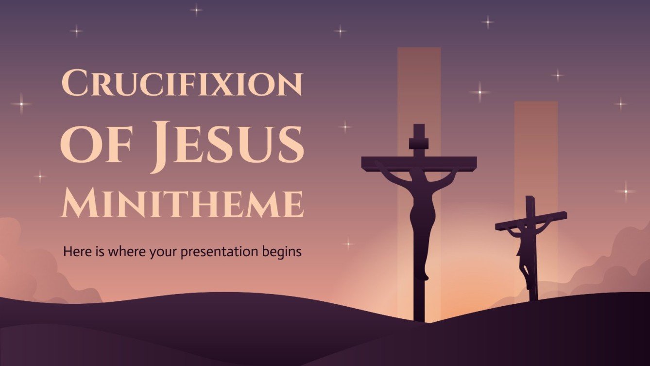 Free Google Slides and PowerPoint Templates about Jesus
