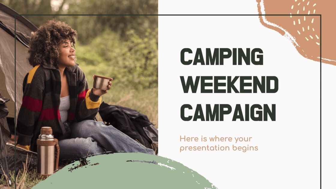 Camping Weekend Campaign Google Slides & PPT template