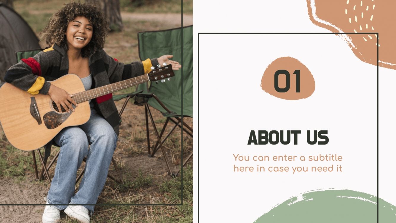 Camping Weekend Campaign Google Slides & PPT template