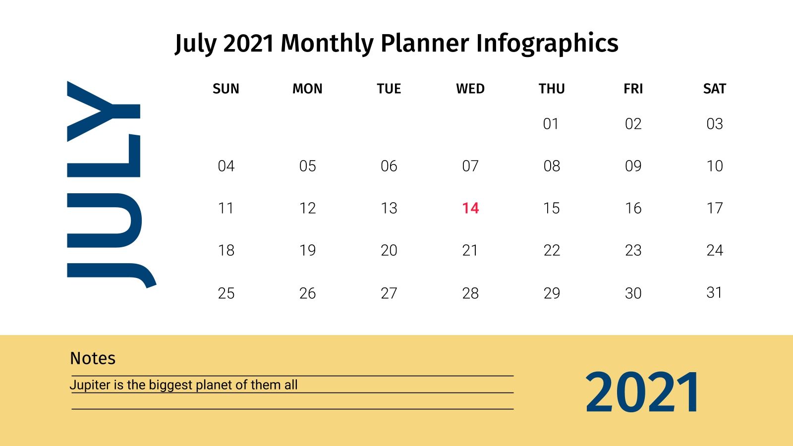 Infographies juillet 2021 | Pour Google Slides & PPT