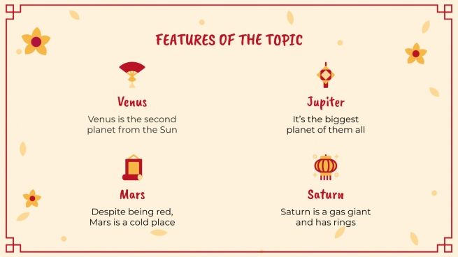 Chinese New Year Art Google Slides & PowerPoint template