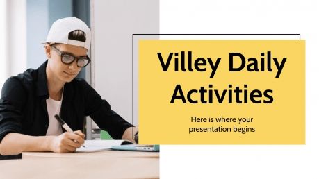 Villey Daily Activities Google Slides & PowerPoint template