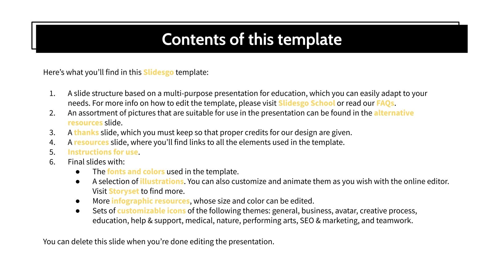 Villey Daily Activities Google Slides & PowerPoint template