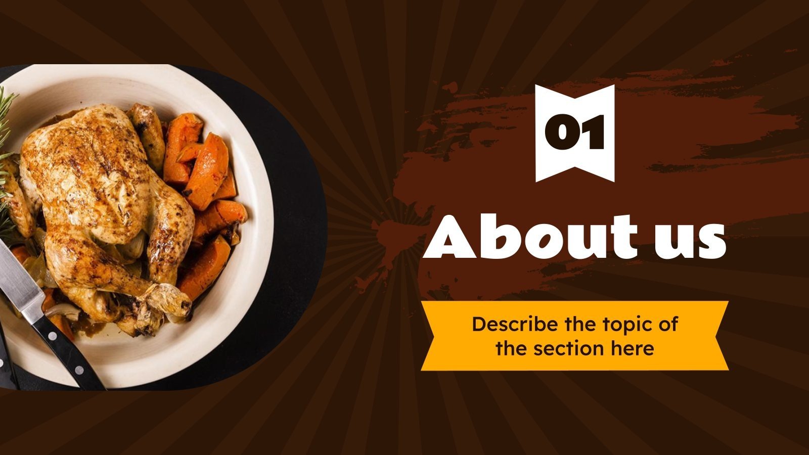 Roast Chicken Restaurant MK Plan | Google Slides & PowerPoint