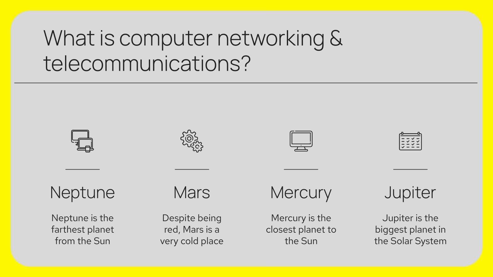 Major for College: Computer Networking & Telecommunications