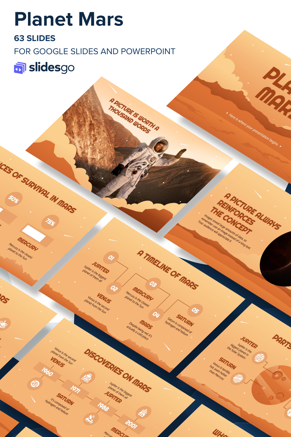 Planet Mars | Google Slides and PowerPoint