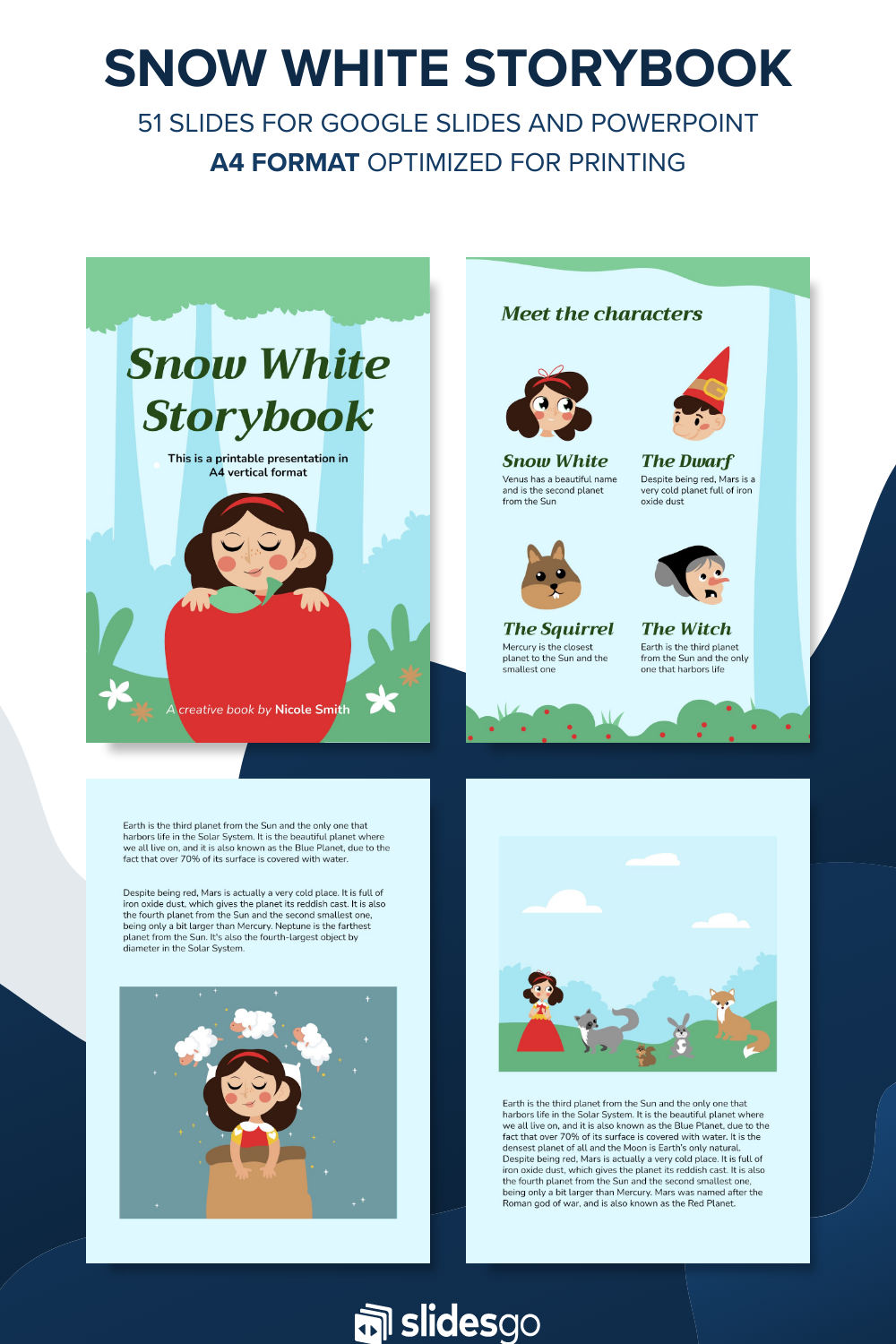 Snow White Storybook | Google Slides and PowerPoint