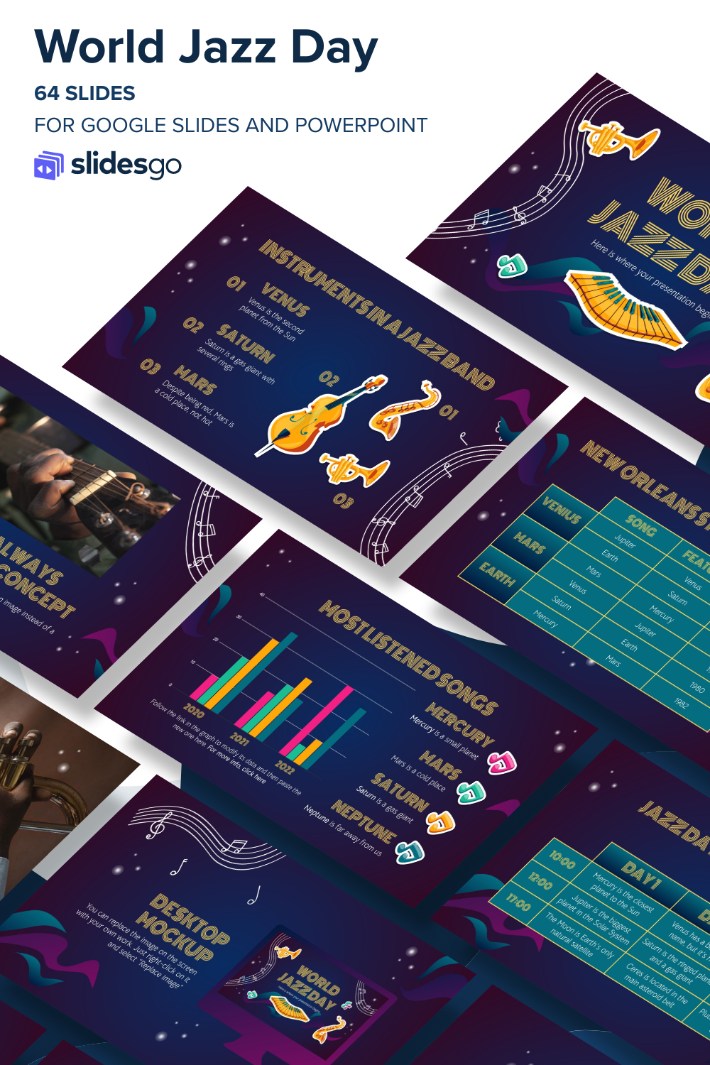 World Jazz Day | Google Slides & PowerPoint