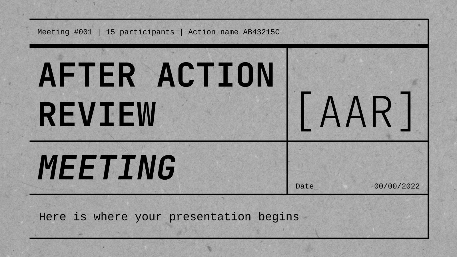 After Action Review AAR Meeting Google Slides PowerPoint after-action-review-aar-meeting-google-slides-powerpoint