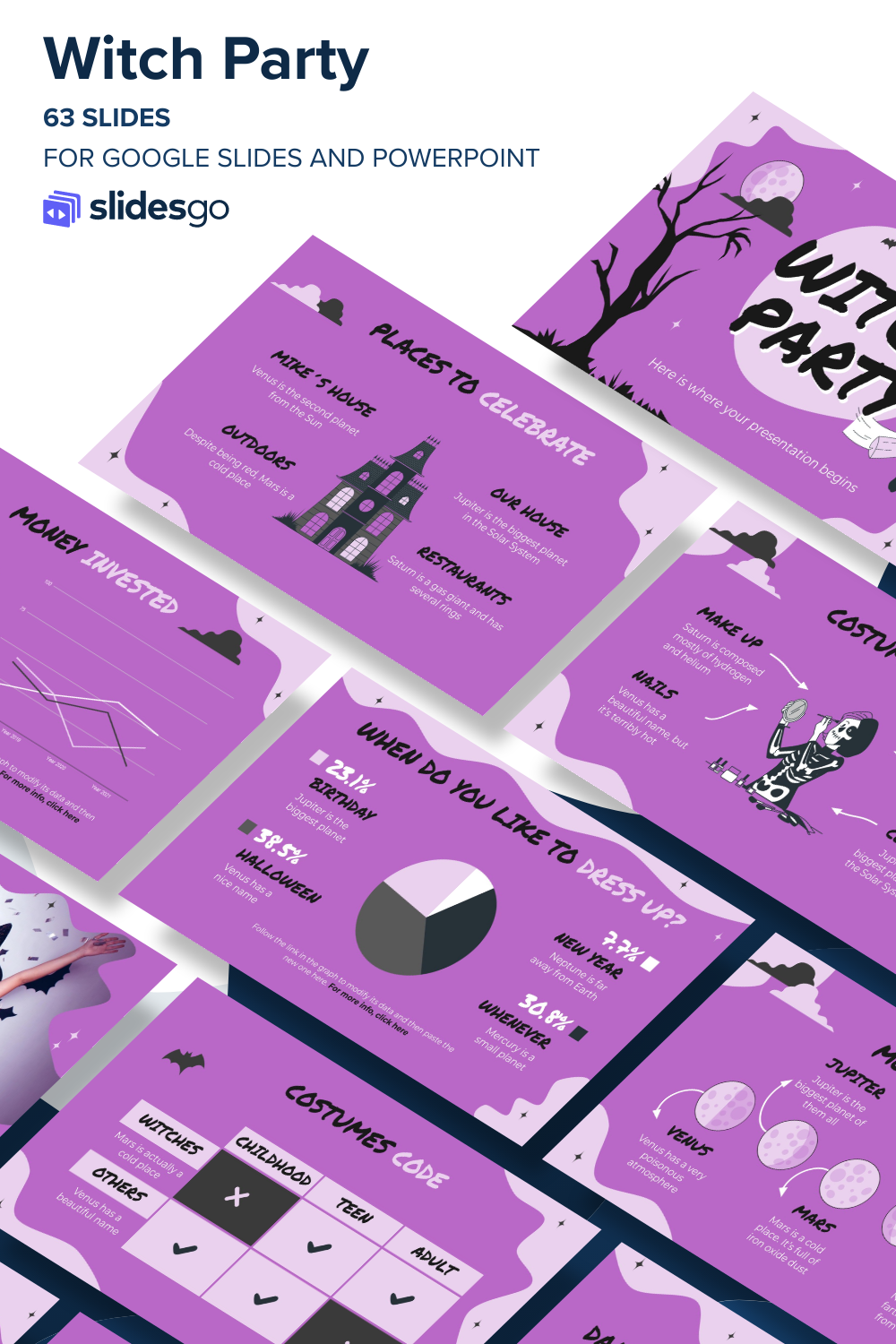 Witch Party | Google Slides and PowerPoint template