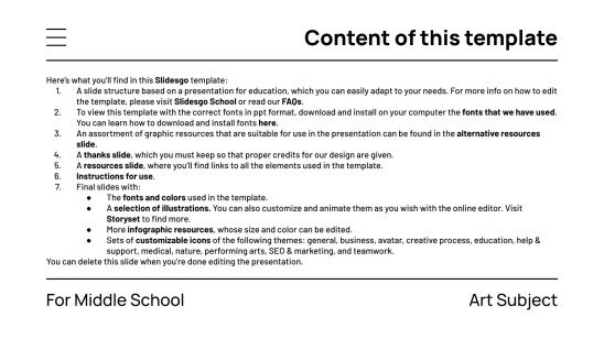 Arts for Middle School: Painting | Google Slides & PowerPoint