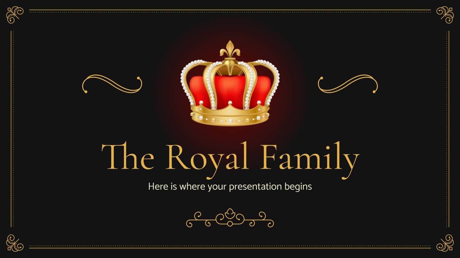 The Royal Family | Google Slides and PowerPoint
