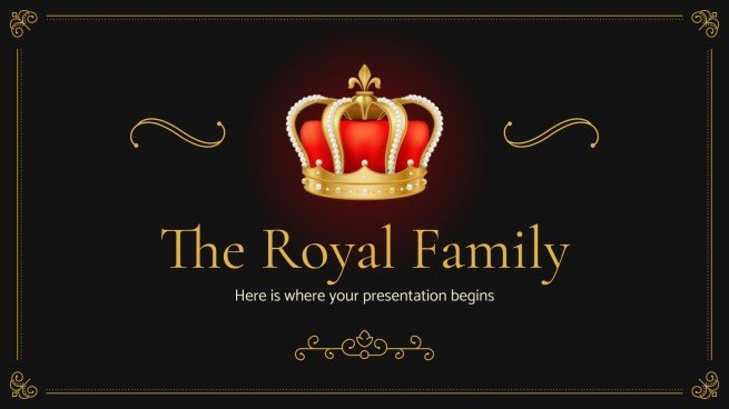 The Royal Family | Google Slides and PowerPoint