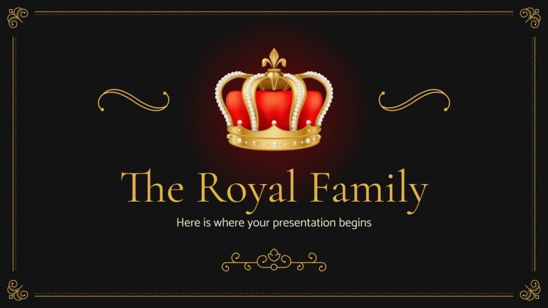 The Royal Family | Google Slides and PowerPoint