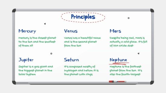 Whiteboard Marketing Slides | Google Slides and PowerPoint