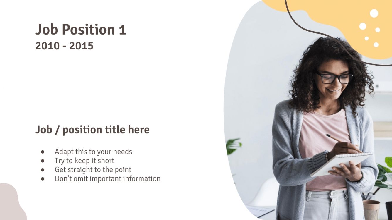 Abstract CV Google Slides theme and PowerPoint template