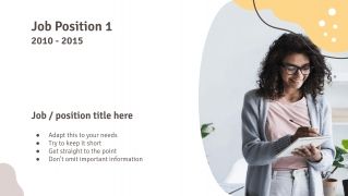 Abstract CV Google Slides theme and PowerPoint template