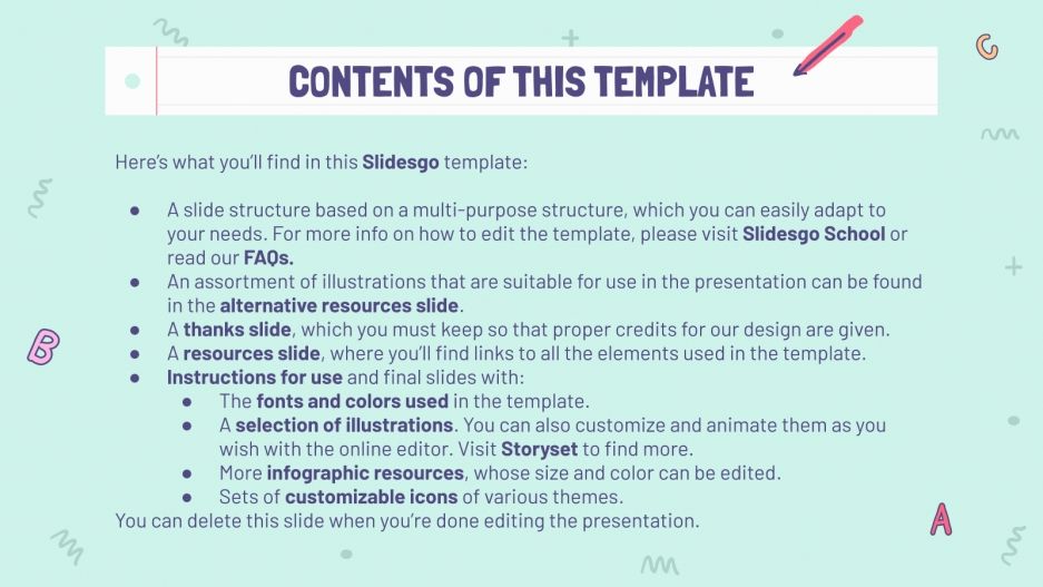 Word Work Activities Google Slides and PowerPoint template