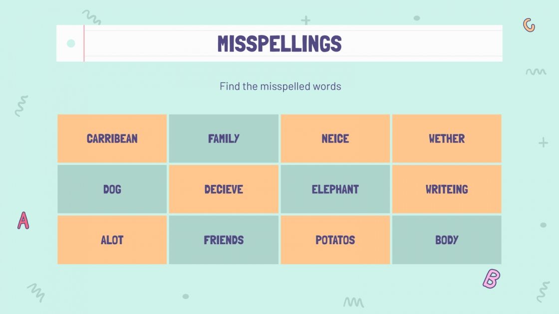 Word Work Activities Google Slides and PowerPoint template