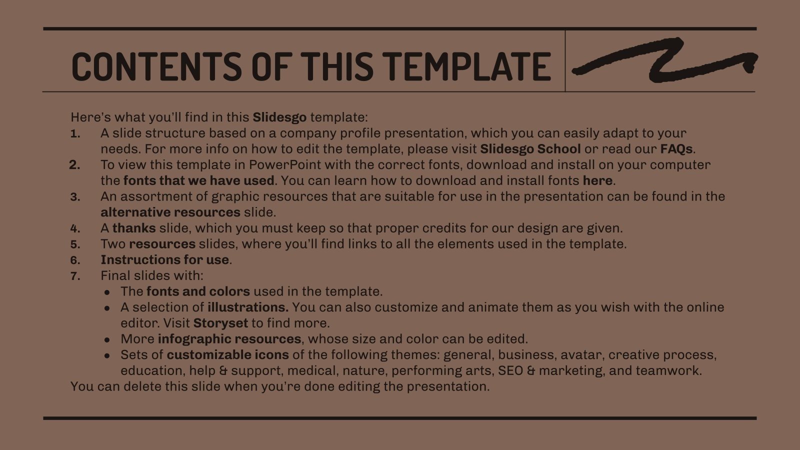 Delicious Chocolate Company Profile | Google Slides & PPT