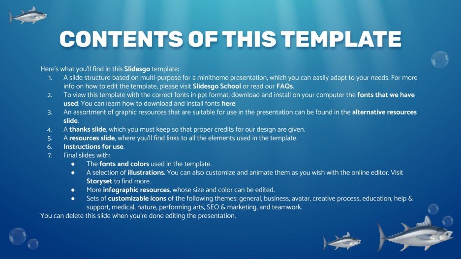 World Tuna Day Minitheme | Google Slides & PPT