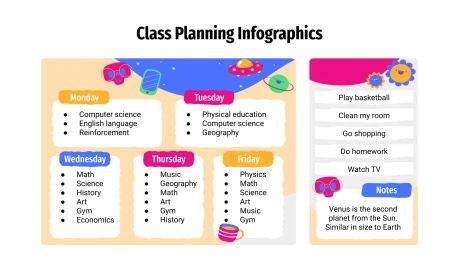 Free Class Planning Infographics for Google Slides and PowerPoint
