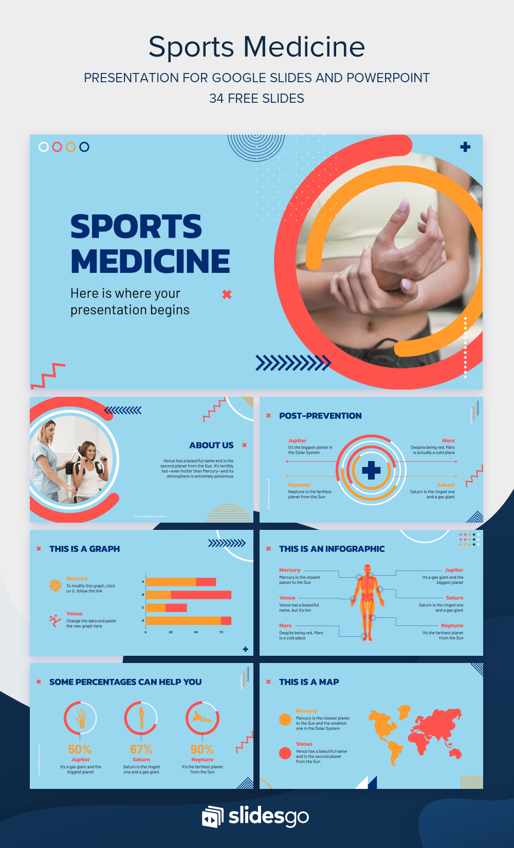 Sports Medicine Google Slides theme & PowerPoint template