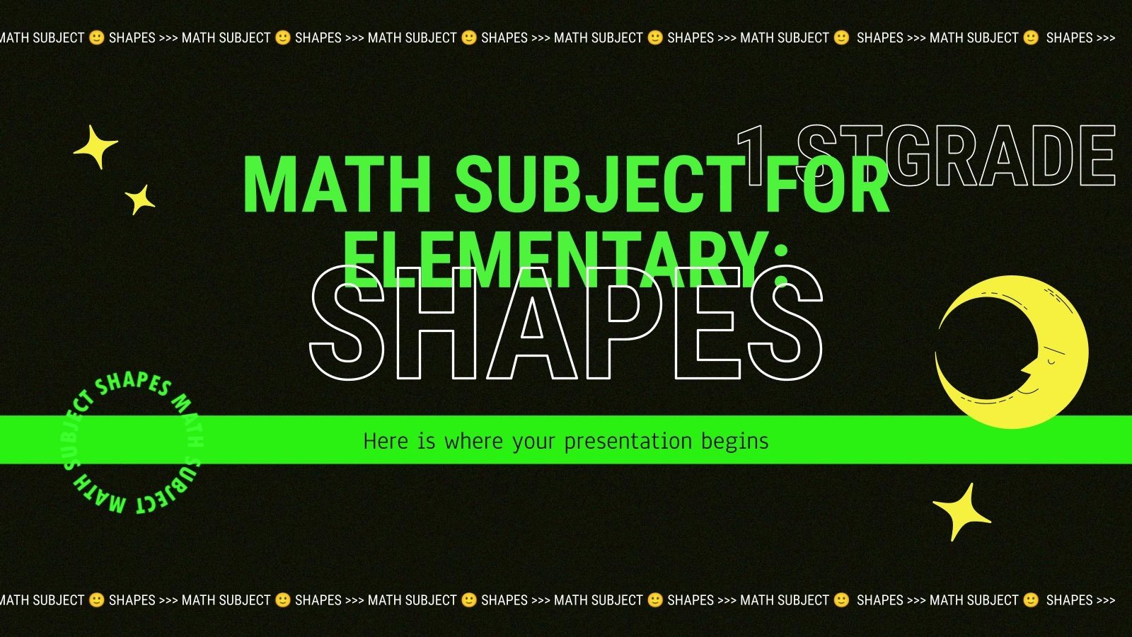 Math for 1st Grade: Shapes | Google Slides & PPT