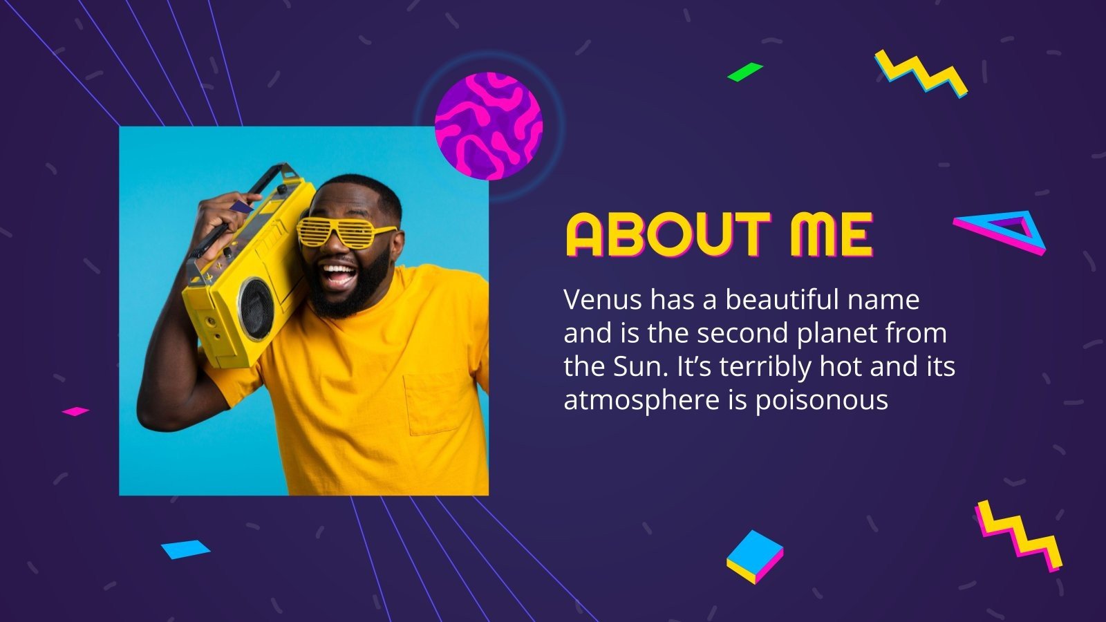 90s Style Porfolio | Google Slides & PowerPoint template