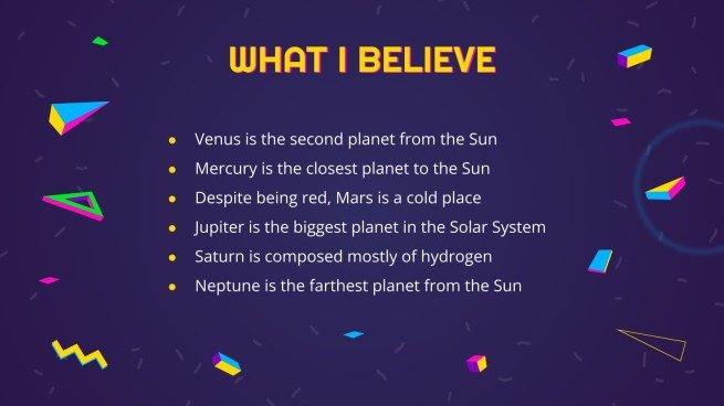 90s Style Porfolio | Google Slides & PowerPoint template