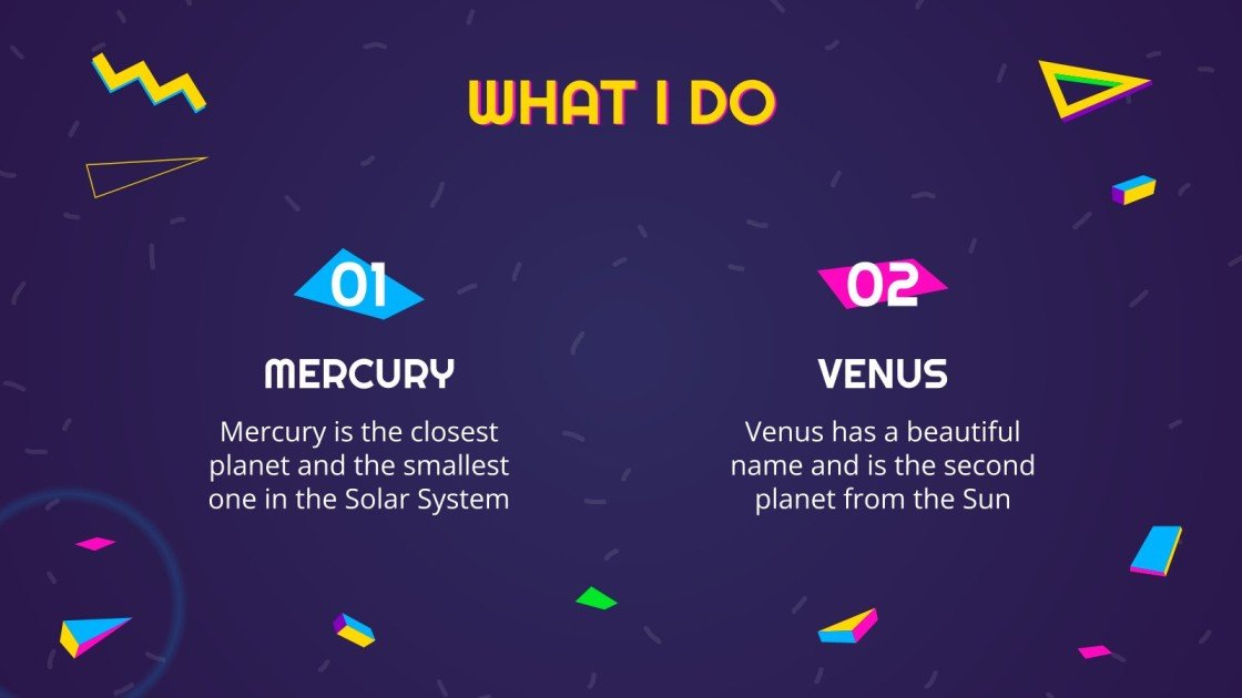 90s Style Porfolio | Google Slides & PowerPoint template