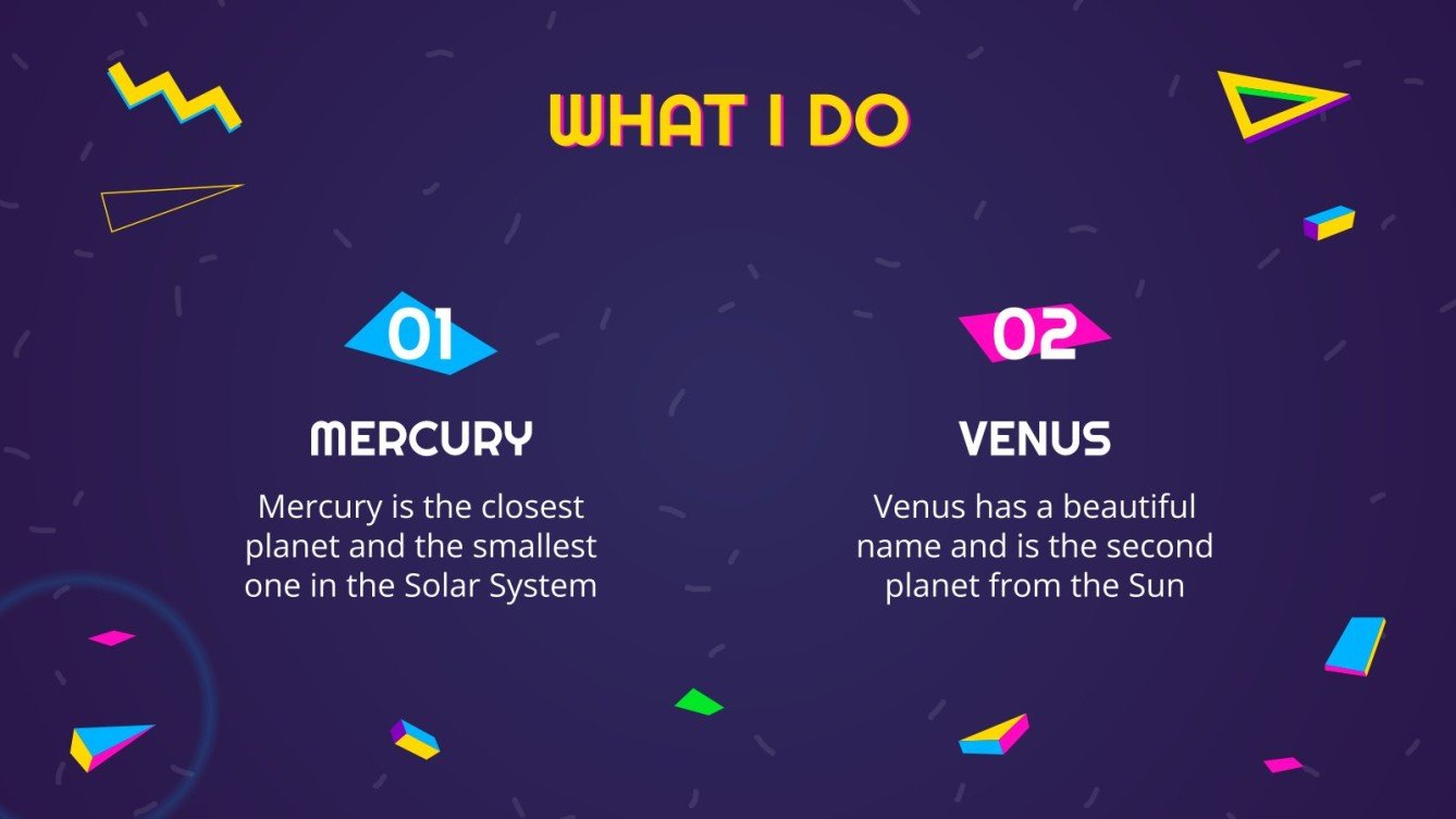 90s Style Porfolio | Google Slides & PowerPoint template