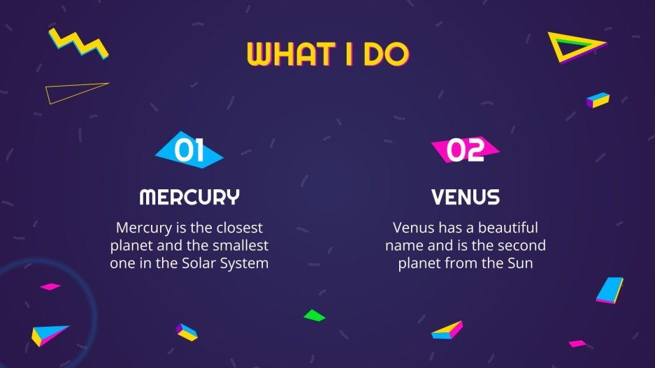 90s Style Porfolio | Google Slides & PowerPoint template