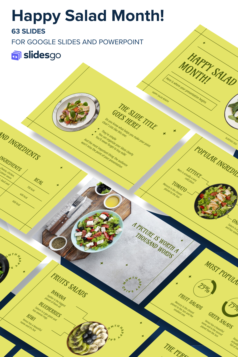 Happy Salad Month! | Google Slides & PowerPoint