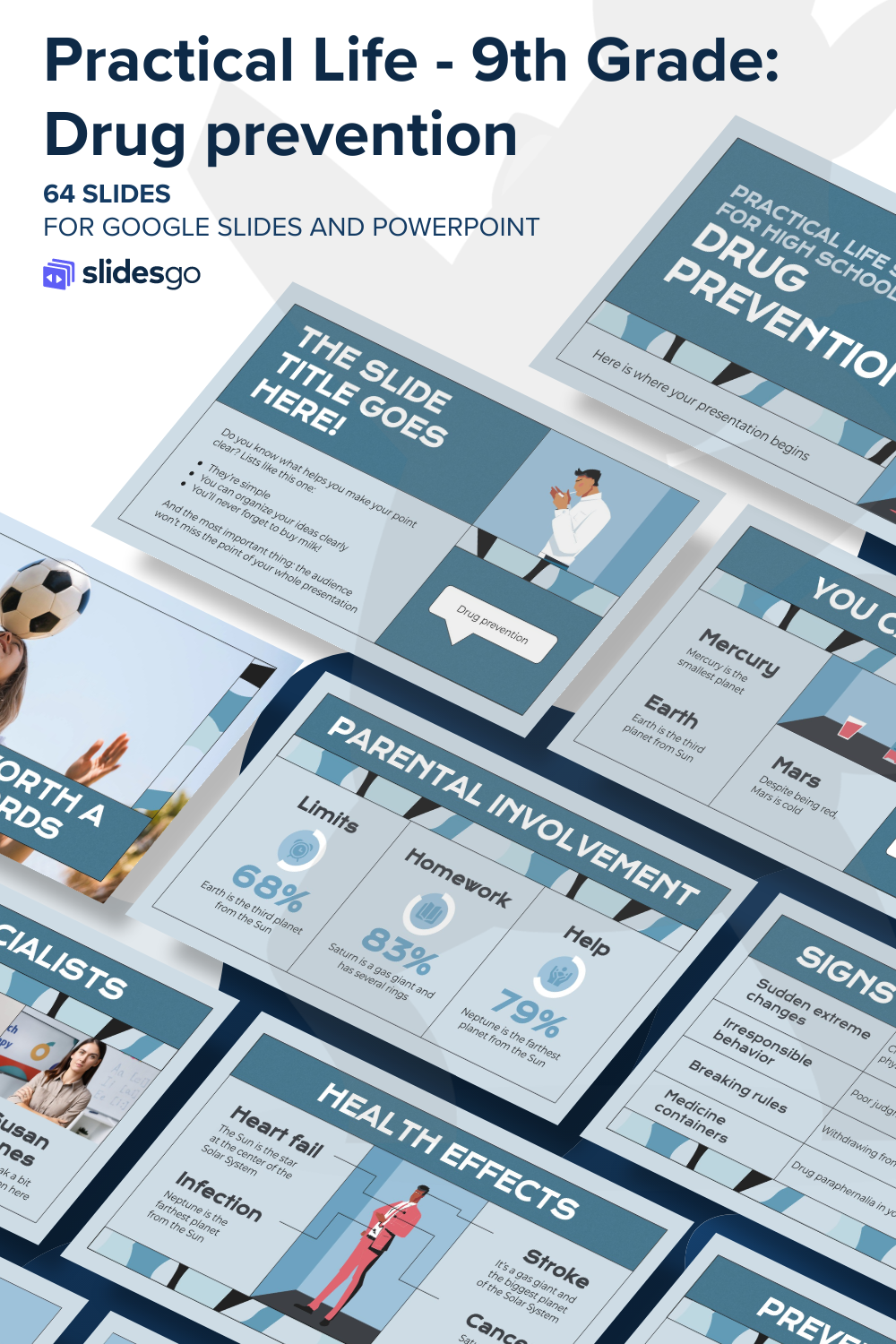 Drug prevention for High School | Google Slides & PPT