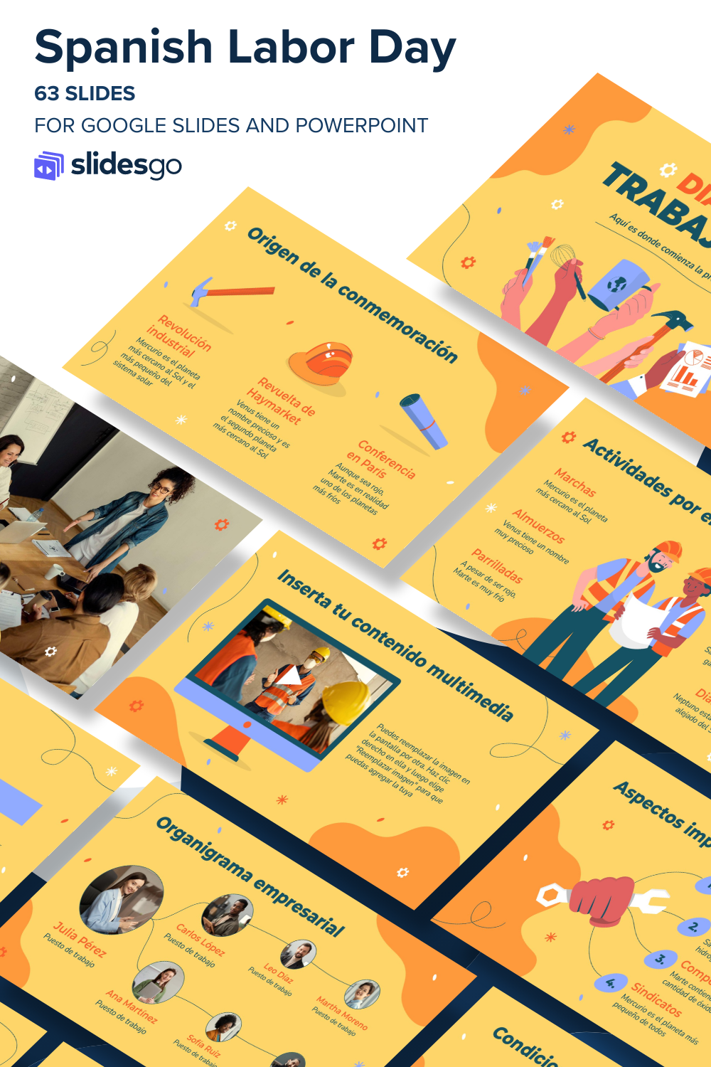 Spanish Labor Day | Google Slides & PowerPoint