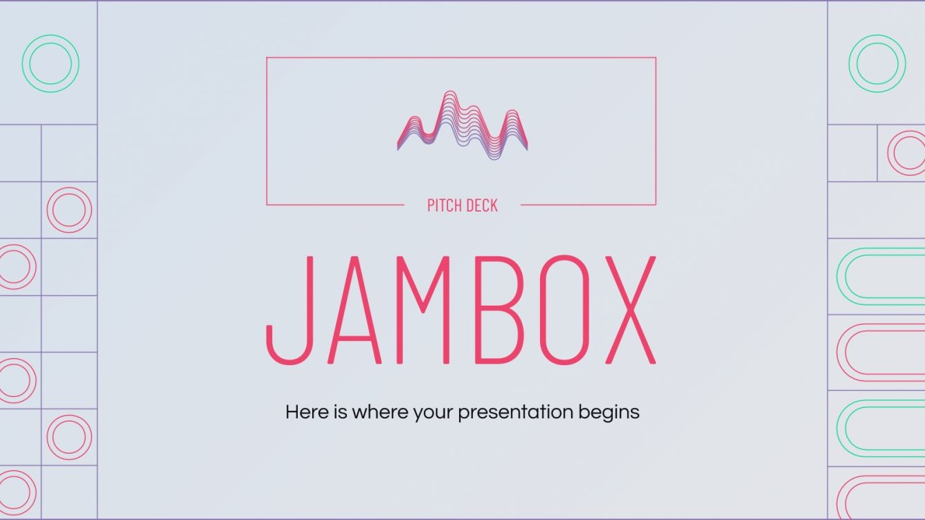 Jambox Pitch Deck Google Slides & PowerPoint template