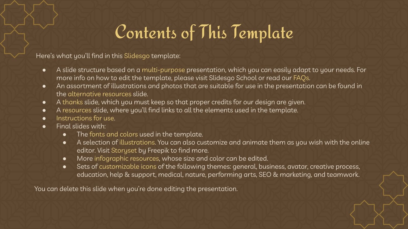 Arabic Culture Google Slides theme & PowerPoint template