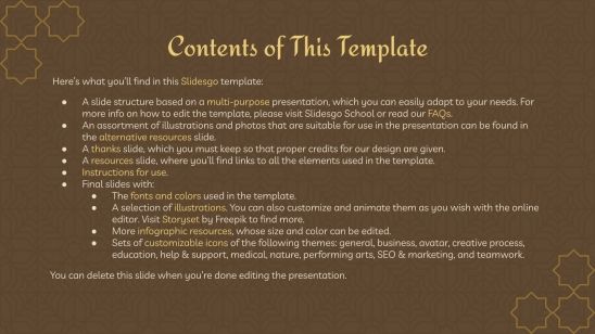 Arabic Culture Google Slides theme & PowerPoint template