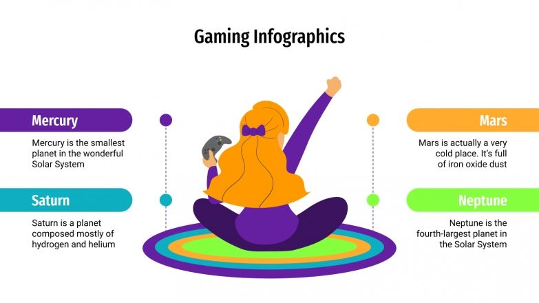 Free Gaming Infographics for Google Slides and PowerPoint