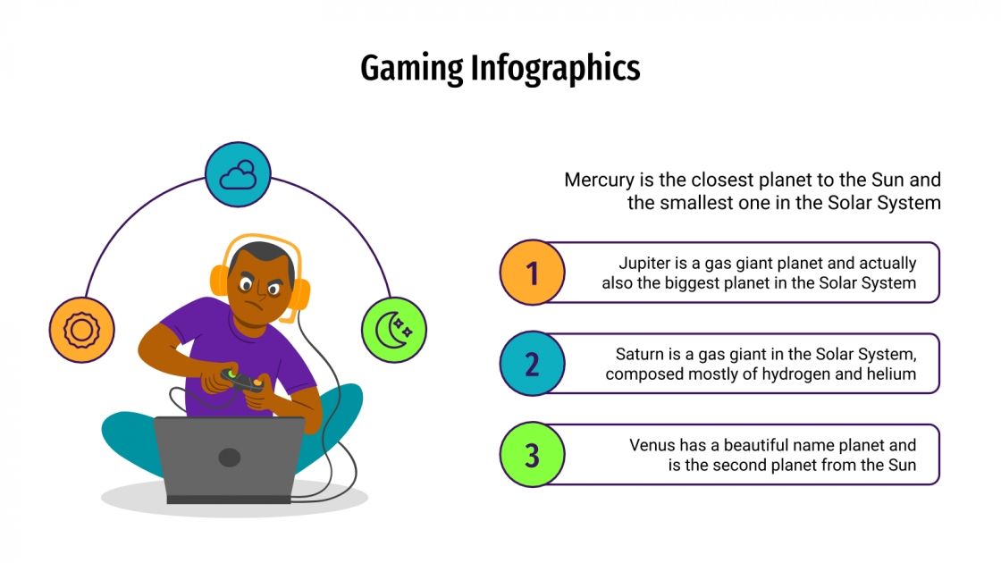Free Gaming Infographics for Google Slides and PowerPoint