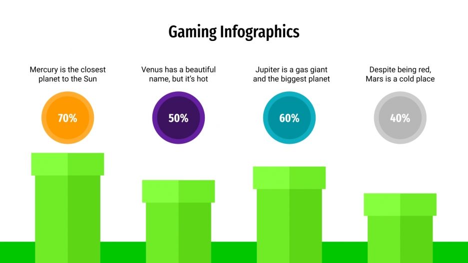 Free Gaming Infographics for Google Slides and PowerPoint