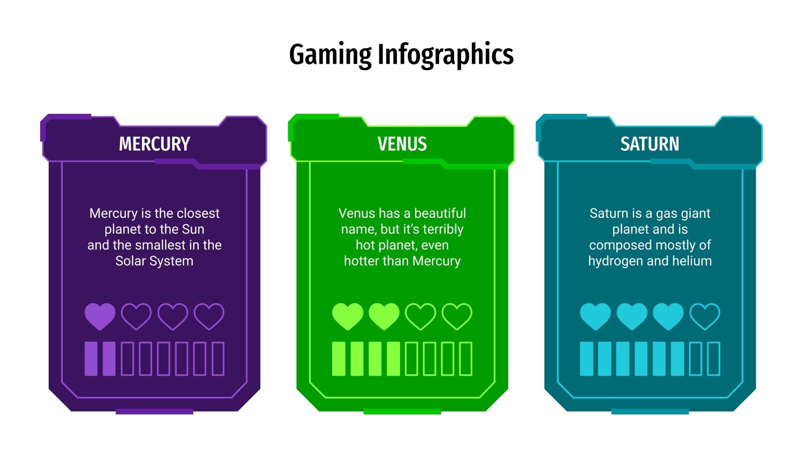 Free Gaming Infographics for Google Slides and PowerPoint