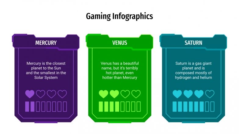 Free Gaming Infographics for Google Slides and PowerPoint