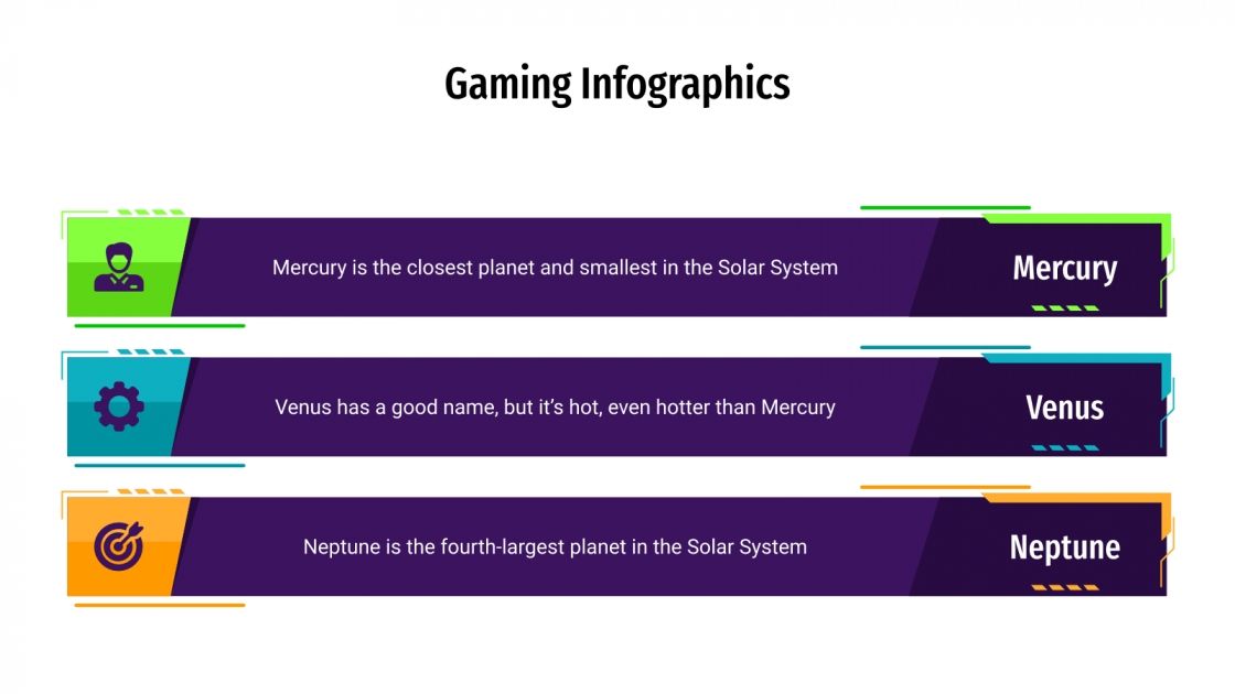 Free Gaming Infographics for Google Slides and PowerPoint