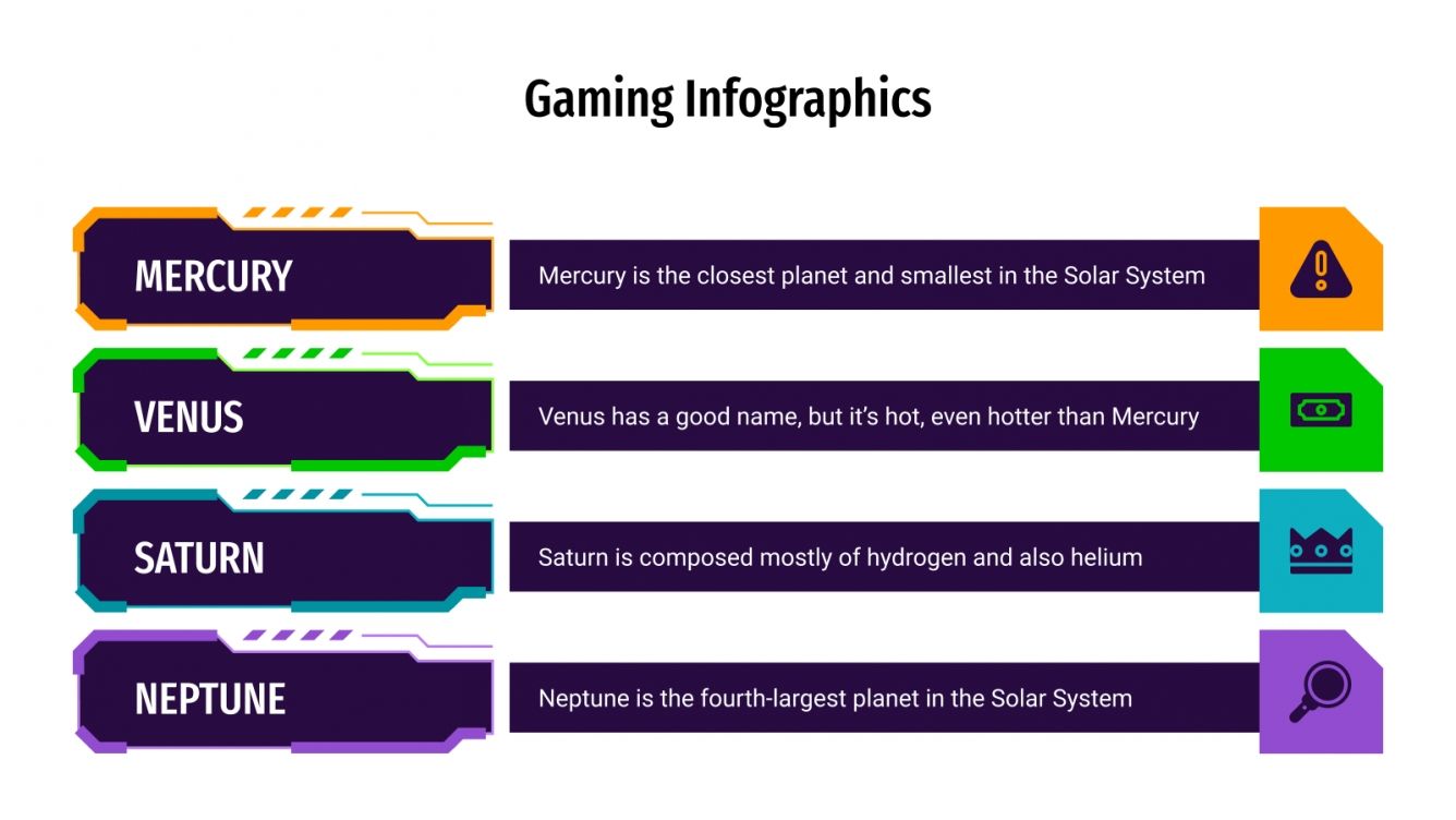 Free Gaming Infographics for Google Slides and PowerPoint