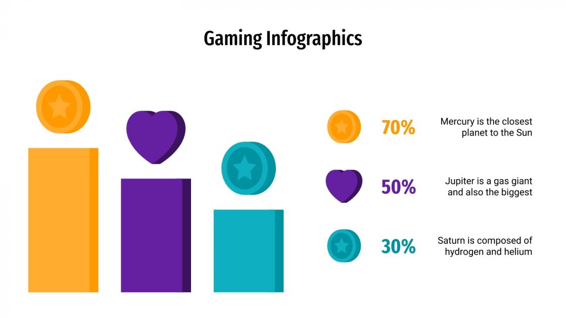 Free Gaming Infographics for Google Slides and PowerPoint