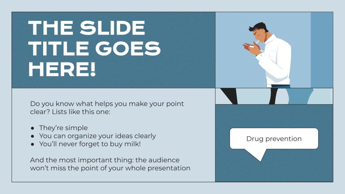 Drug prevention for High School | Google Slides & PPT