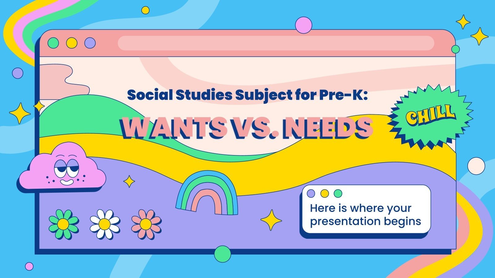 Estudios sociales para preescolar: deseos vs. necesidades