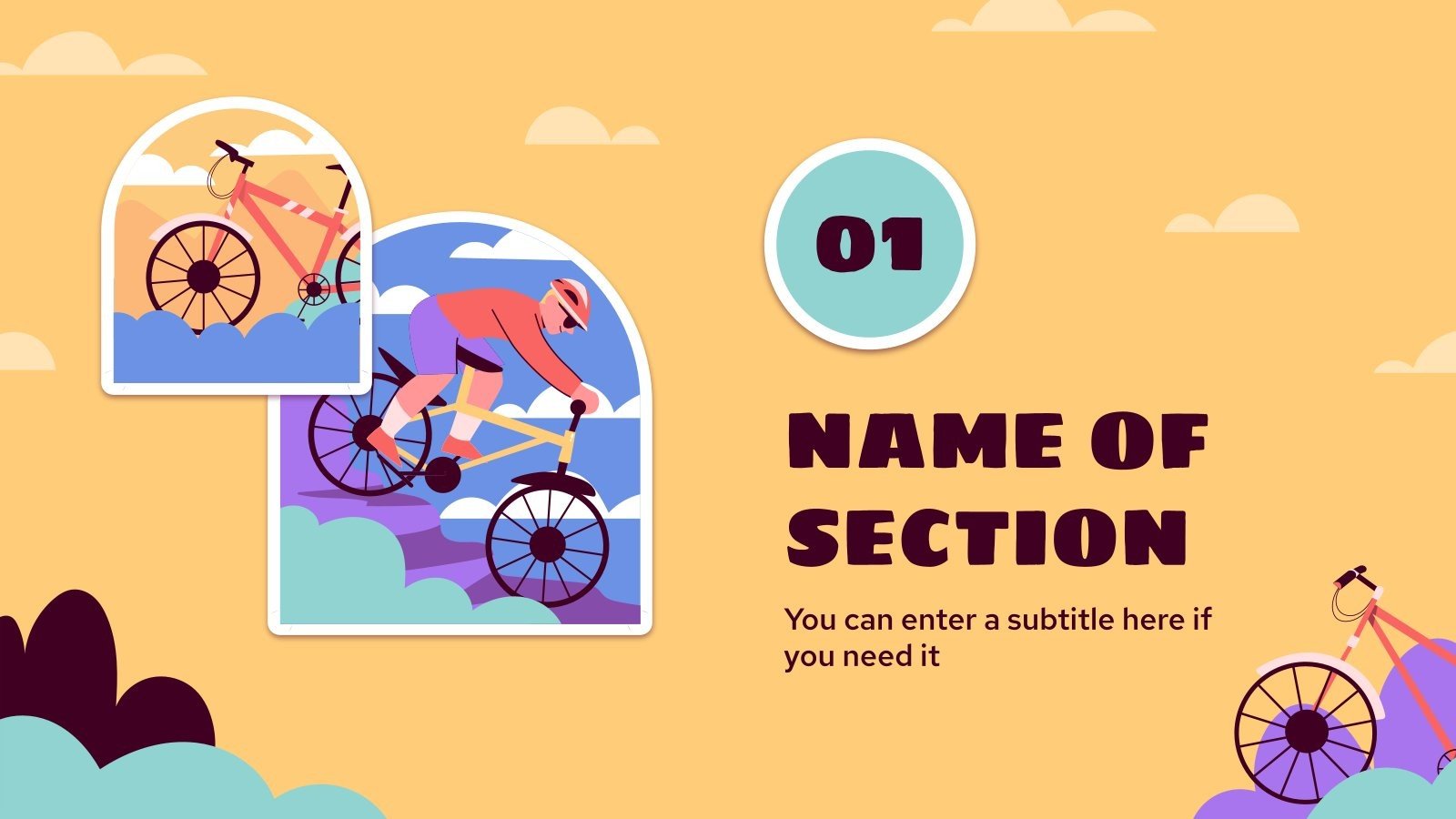 National Bike Month Minitheme | Google Slides & PPT